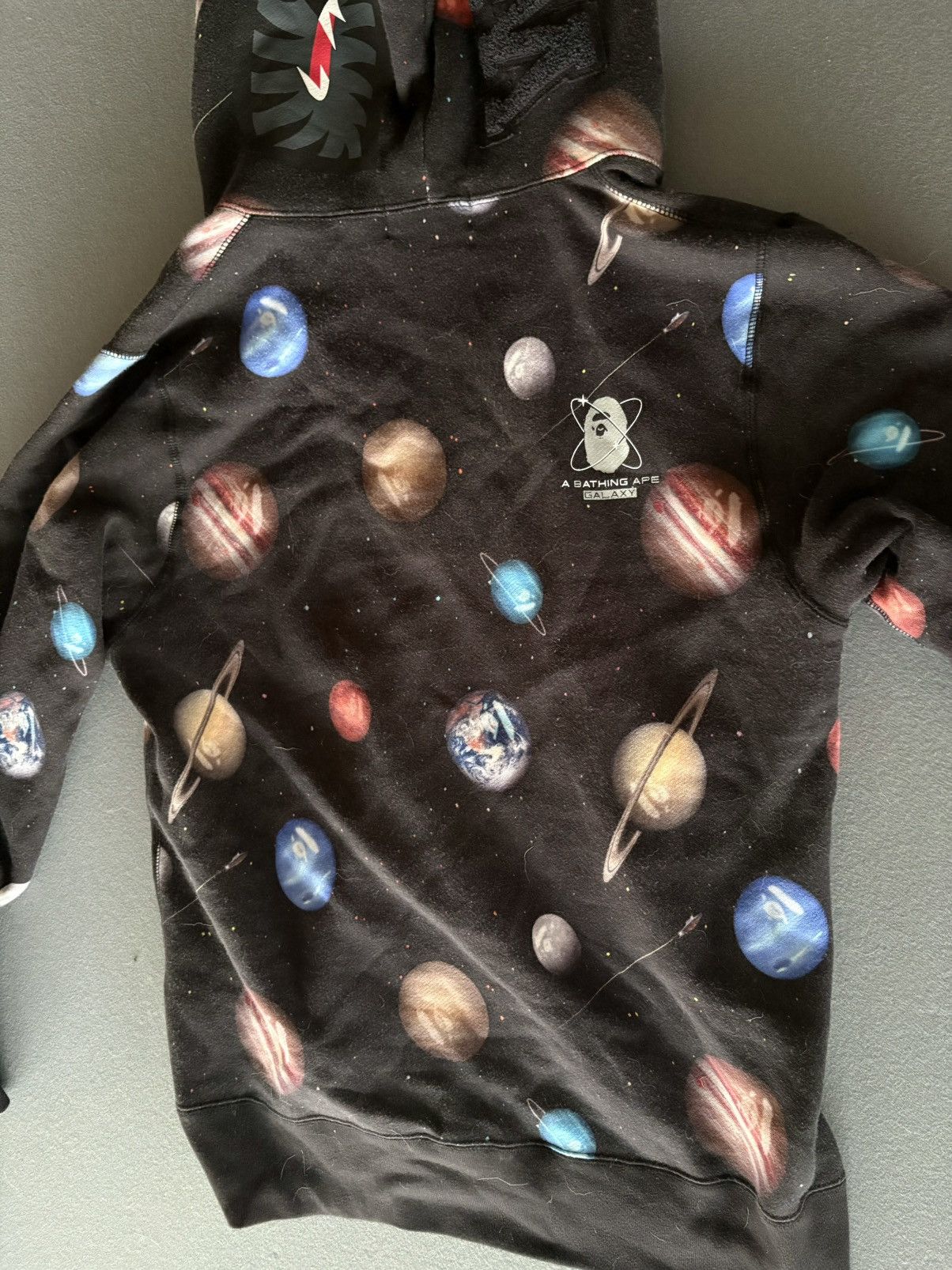 Bape Galaxy Shark Full Zip Hoodie | Grailed