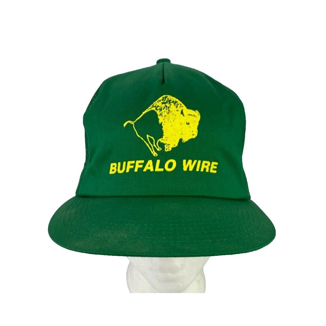 Vintage K-Products Buffalo Wire Trucker Mesh Snapback Hat | Grailed