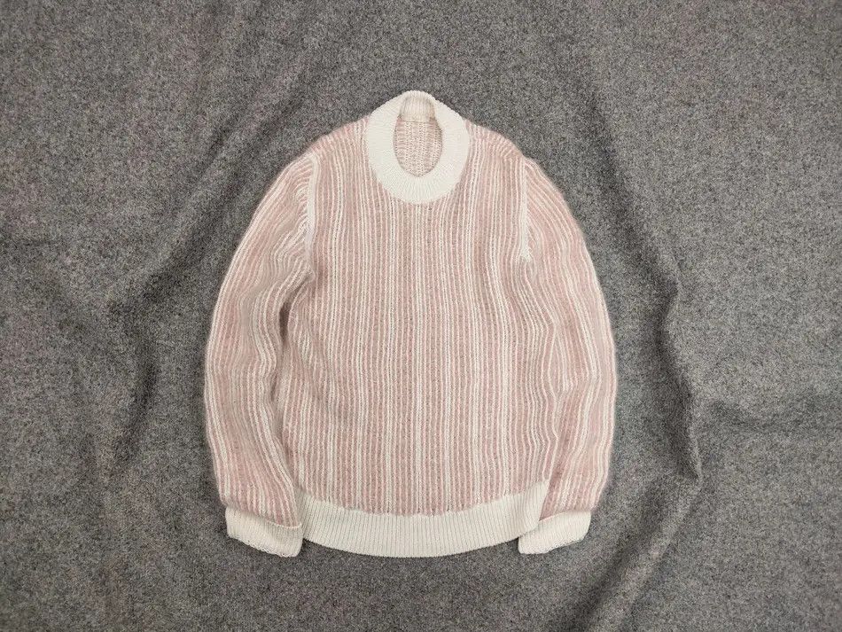 Designer Chloe Design Soft Pink Angora Blend Pullover Knit Sweater ...