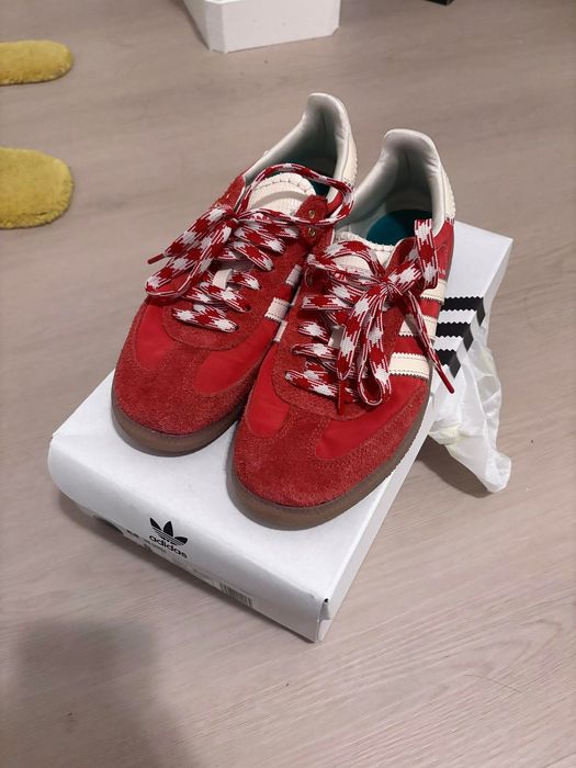 Adidas Adidas Wales Bonner Sambas Red White | Grailed
