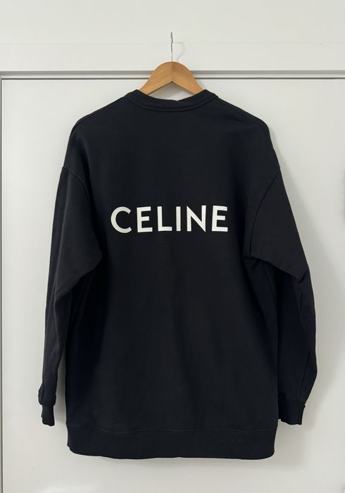 Celine CELINE OVERSIZED CARDIGAN COTTON FLEECE | Grailed