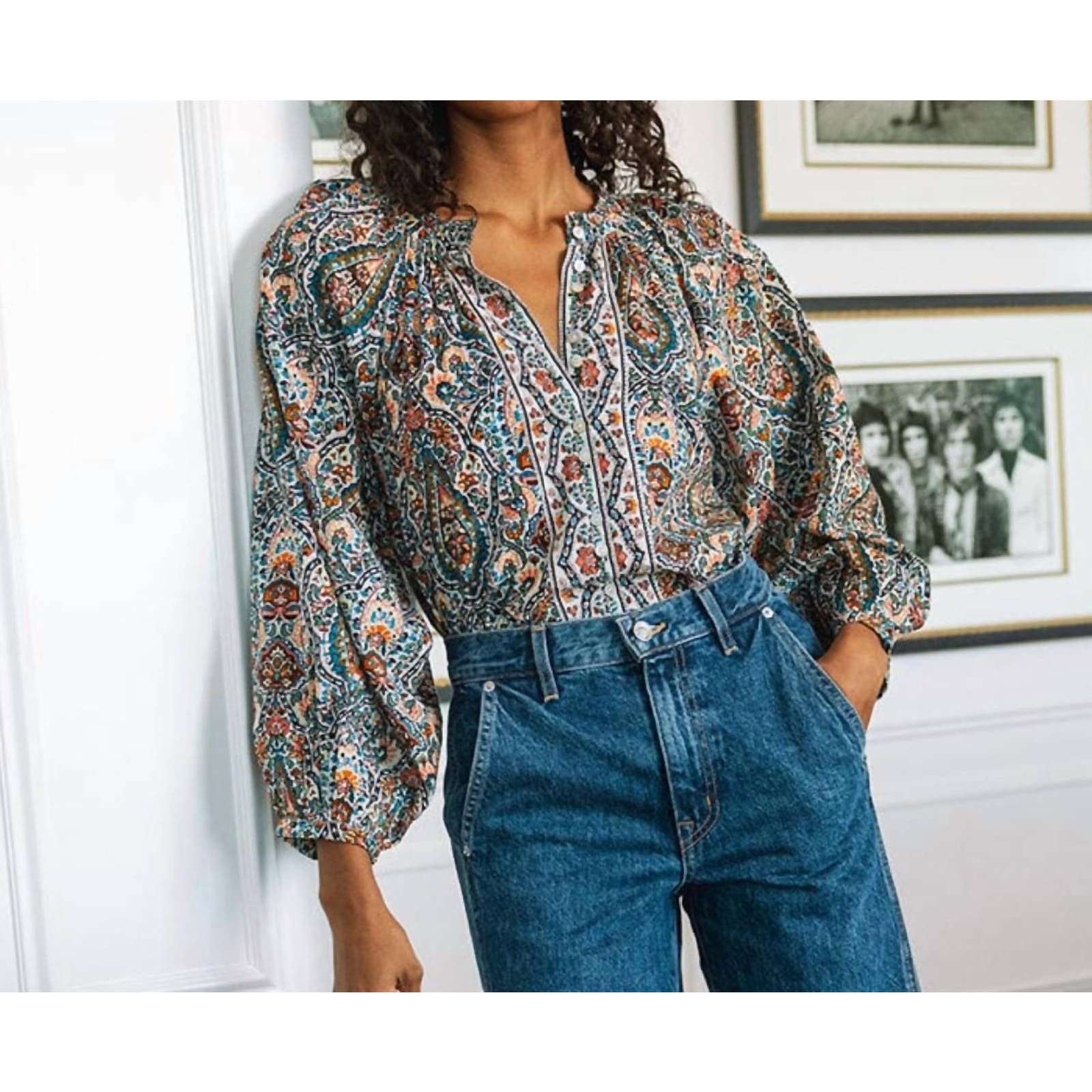 Cleobella CLEOBELLA Fabiola Blouse In Meadow | Grailed