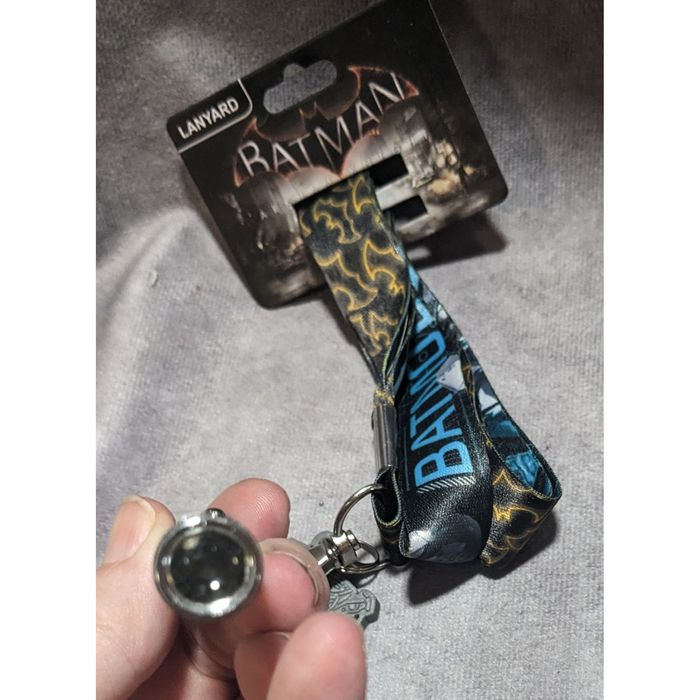 Dc Comics Batman Arkham Knight Bat Signal Flashlight Lanyard | Grailed