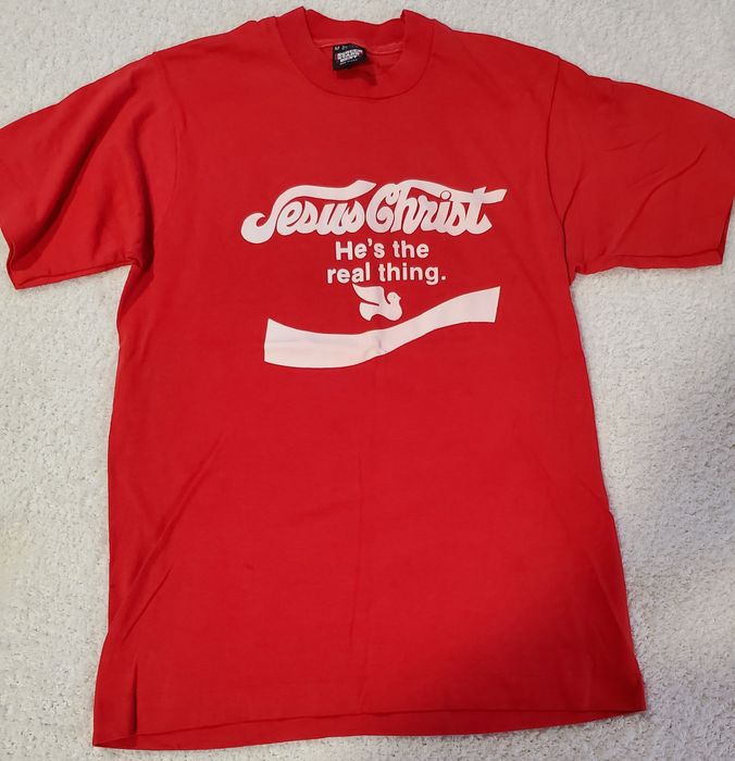 Vintage Vintage religious jesus christ coca cola design | Grailed