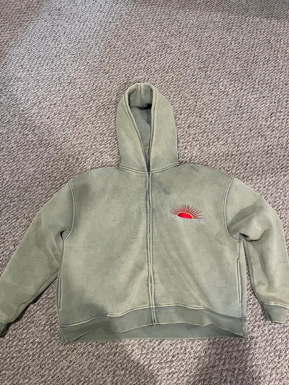 Vintage Gv gallery raspberry hills cropped zip up hoodie | Grailed