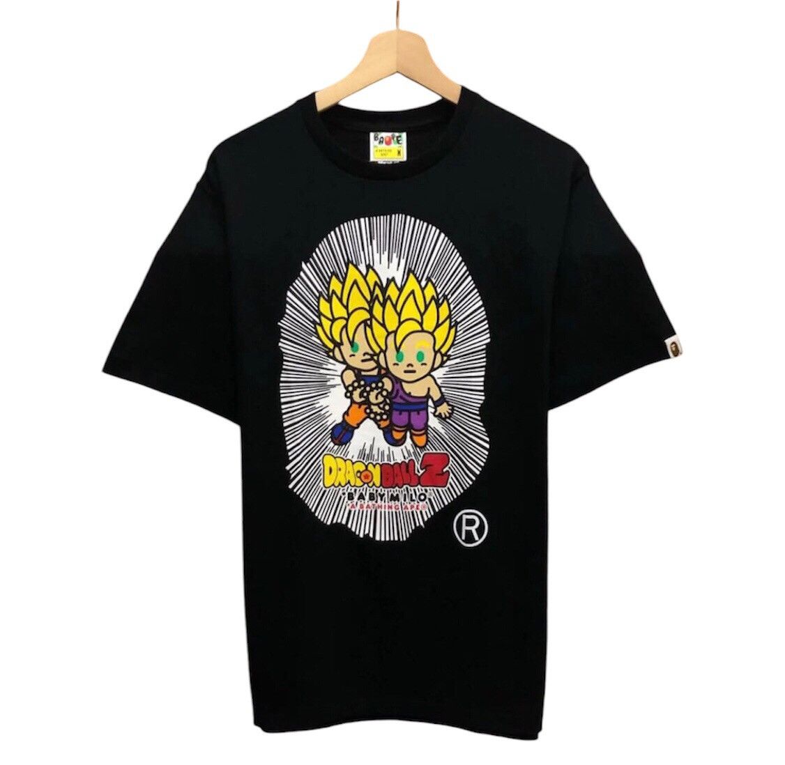 Bape Bape X Dragon Ball Z Goku SSJ Bape Baby Milo Tee | Grailed