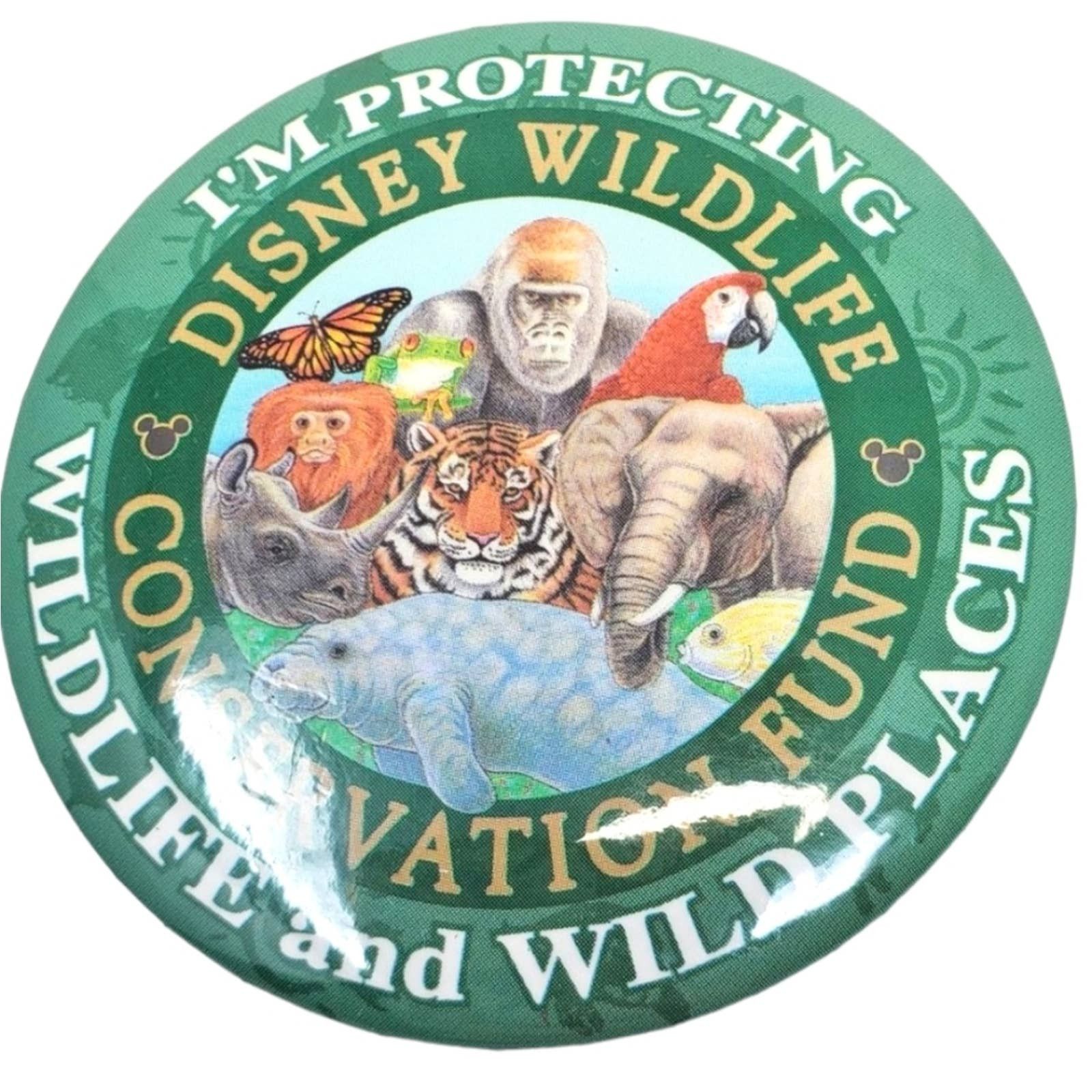 Disney Disney Wildlife Conservation Fund Pin Back Button | Grailed