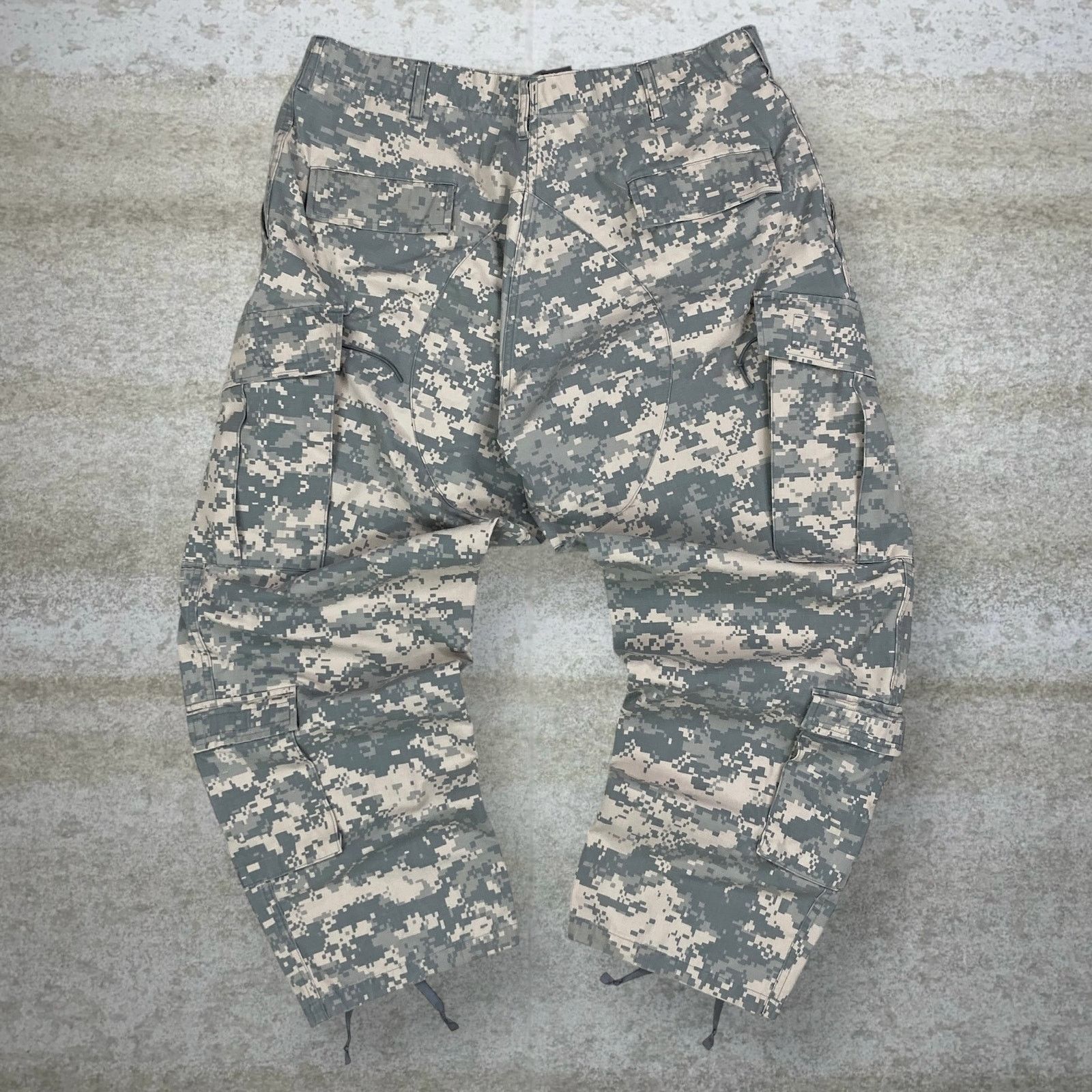 Streetwear × Vintage Vintage 90s Military Digital Camo Tactical Pants ...