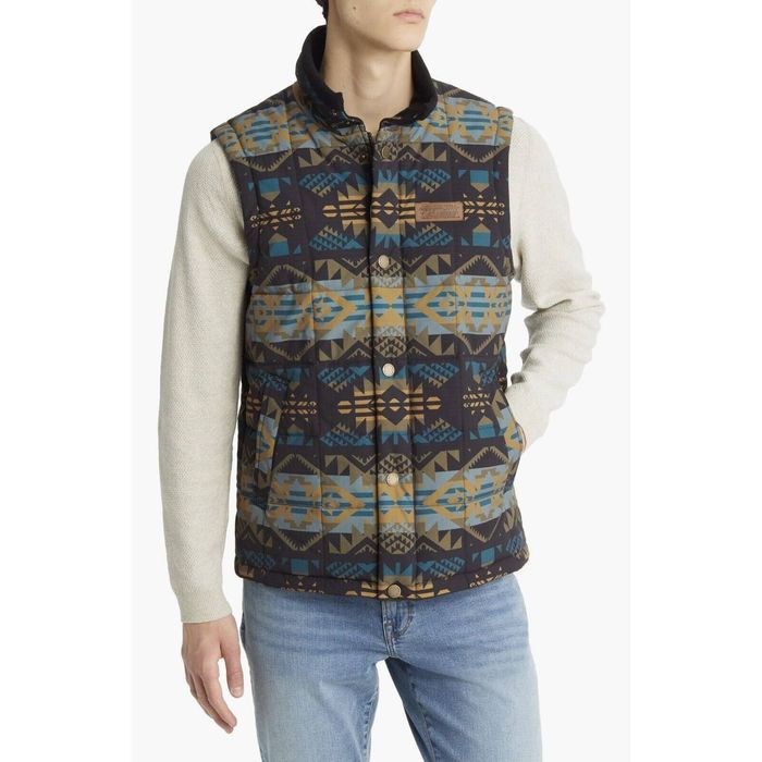 Pendleton Pendleton Puffer Vest Mens L Cody Journey West MRSP $199 | Grailed