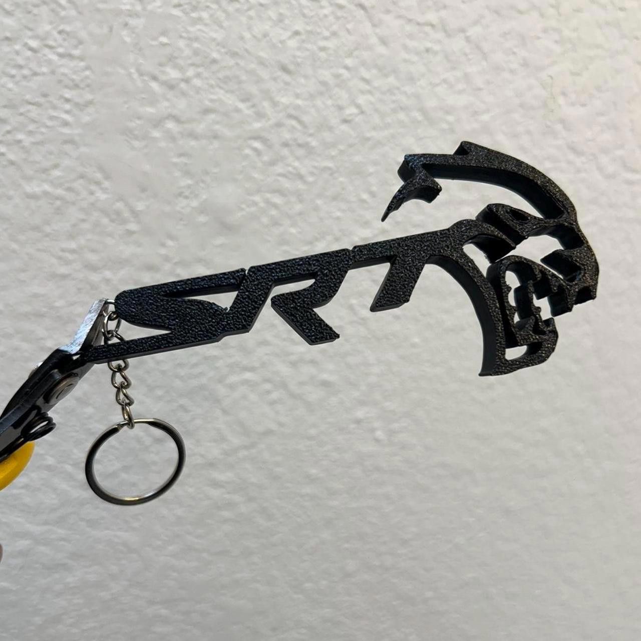 Designer SRT DODGE HELLCAT Keychain version 2 custom keychain charm ...