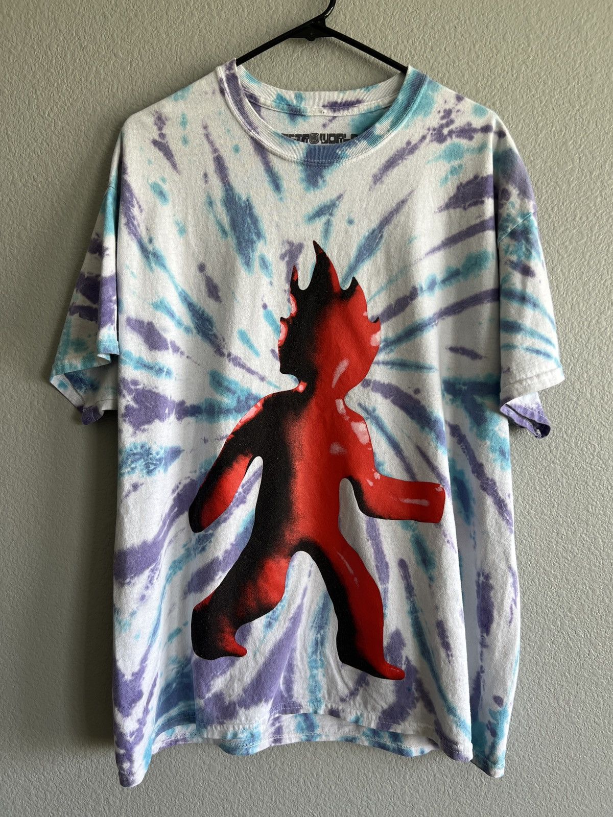 Travis Scott Astroworld Fest Astrofest 21 tie dye tee | Grailed