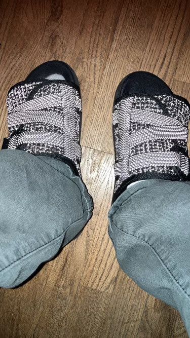 Designer Draco Slides (Black/Lightning Reflectiv) Slides | Grailed