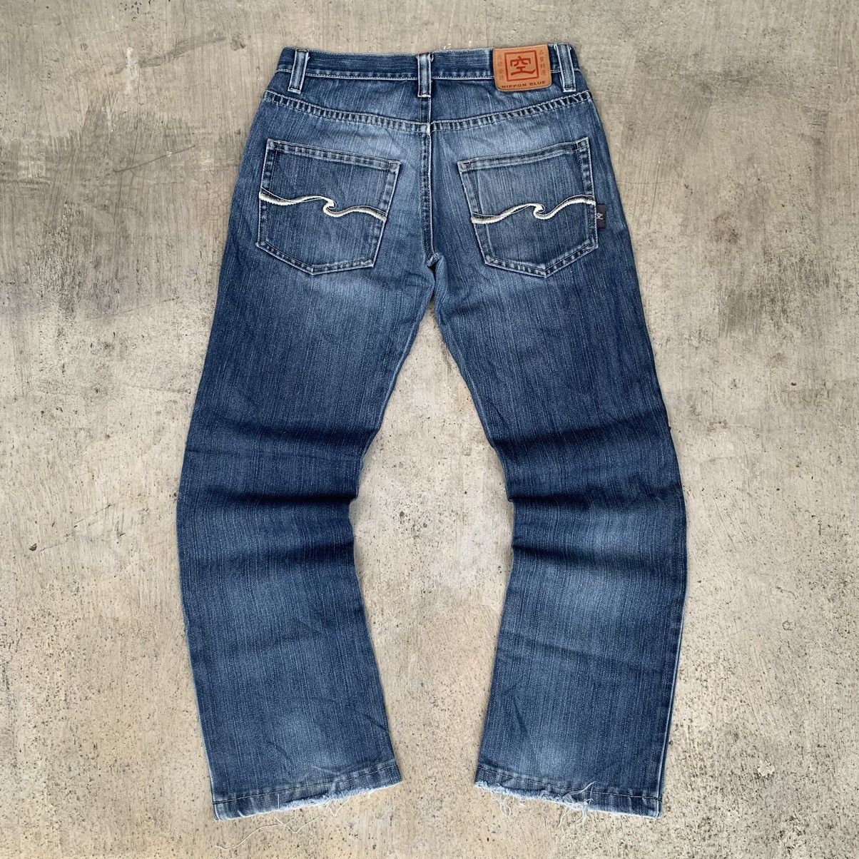 Vintage Blue way japan nippon denim jeans pants vintage | Grailed