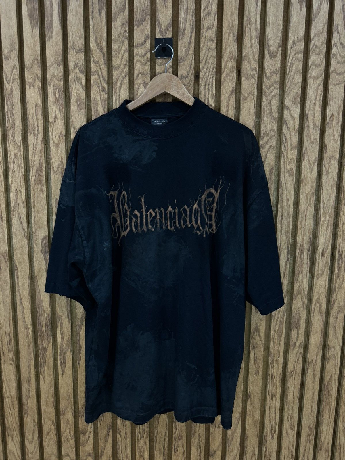 Balenciaga Balenciaga See Now Buy Now Gothic Font T-Shirt | Grailed