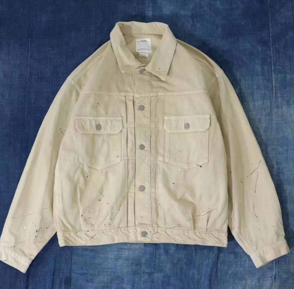 Visvim Visvim 21ss 101 splash ink denim jacket | Grailed