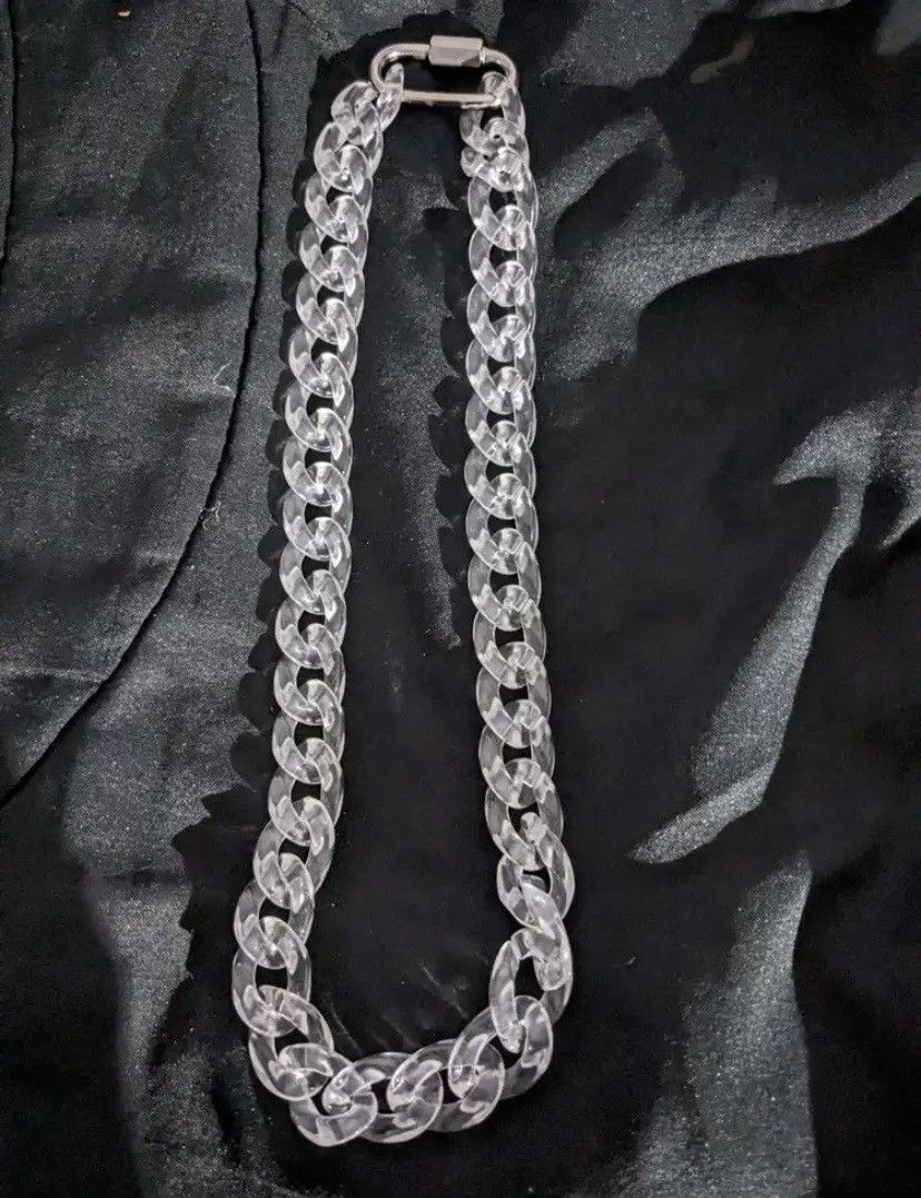 Custom × Streetwear × Vintage Clear Cuban chain | Grailed
