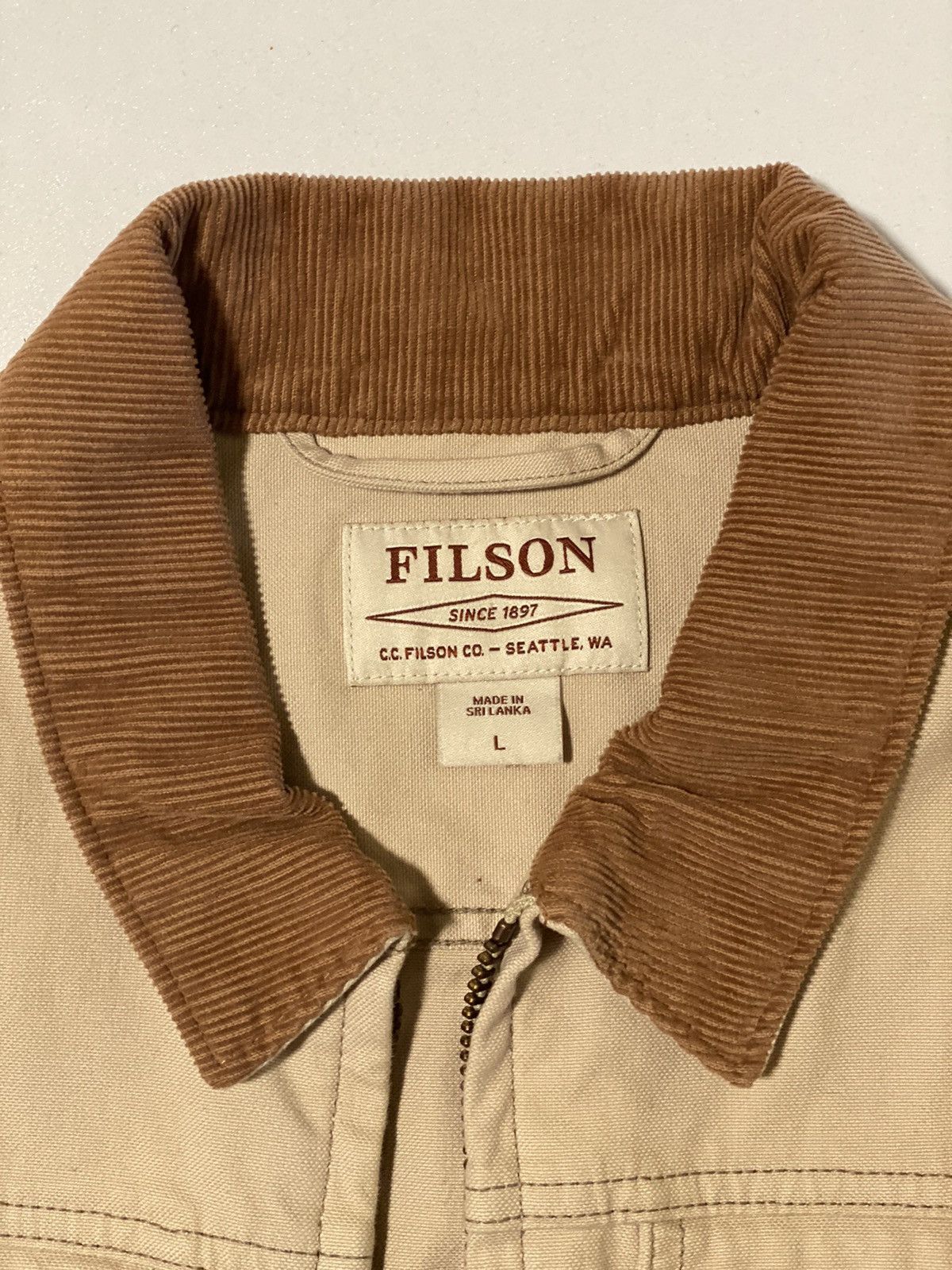 Filson Filson canvas work jacket - women’s L | Grailed