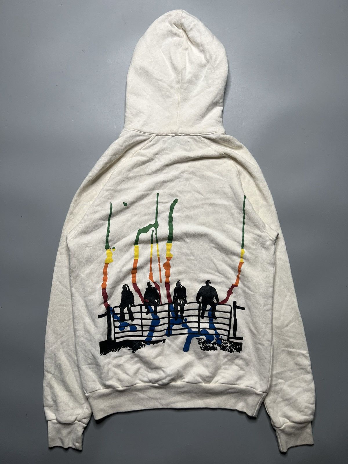 Raf Simons Raf by raf Simons Fence Gate Graphic Zip Up hoodie | Grailed