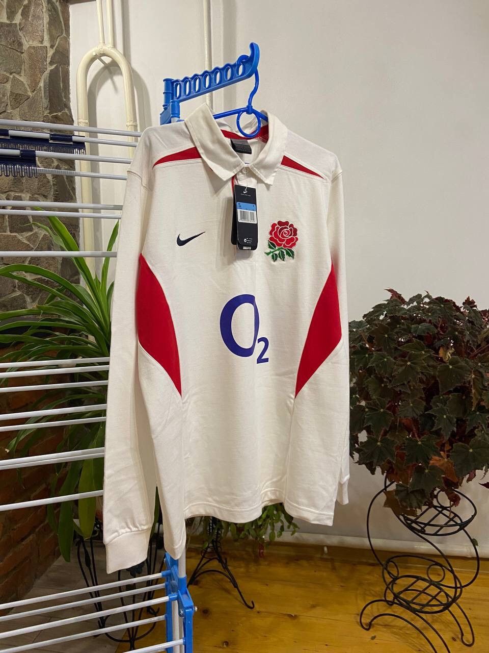 England Rugby League × Nike × Vintage 2004 Vintage Nike O2 England ...