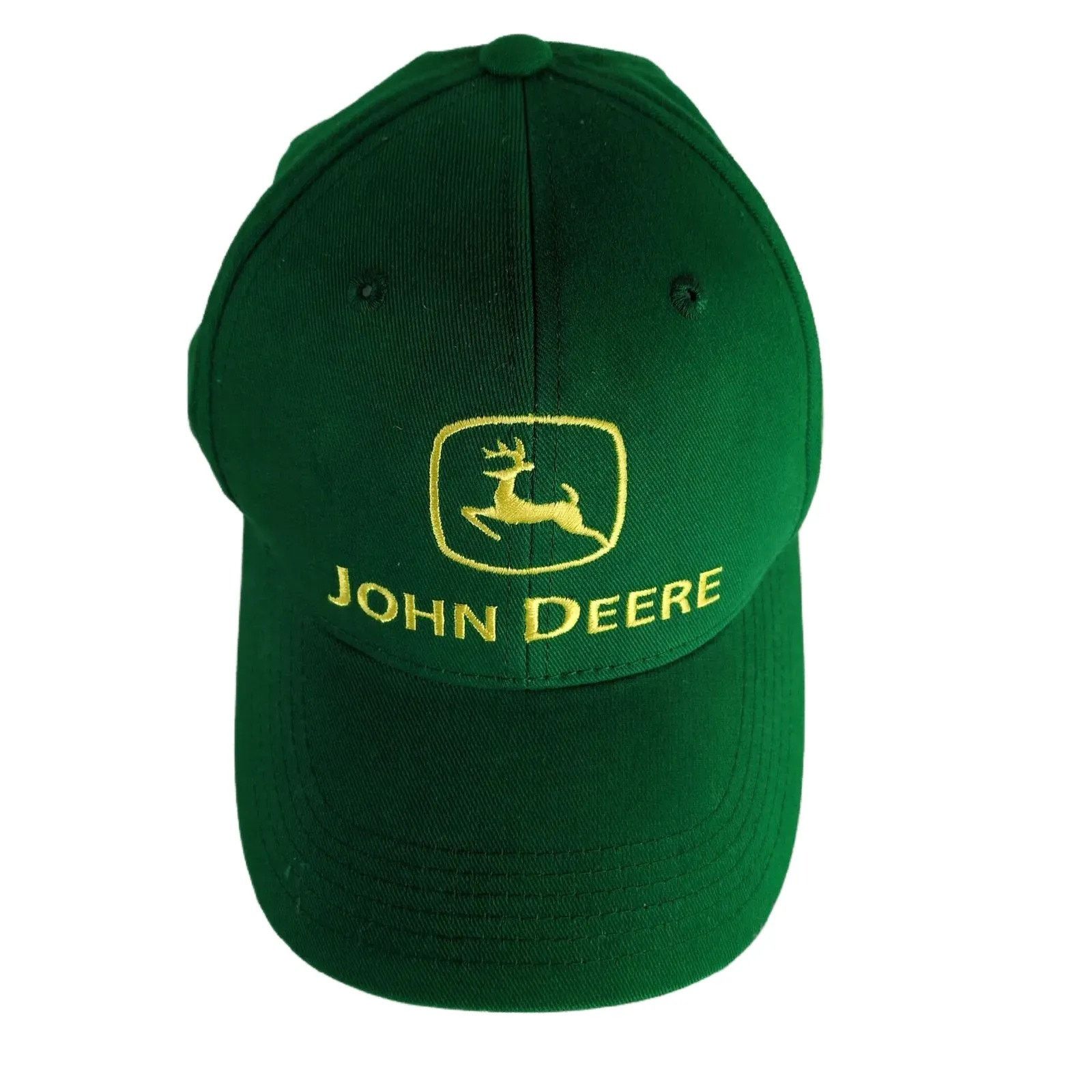 John Deere JOHN DEERE Logo Green Baseball Hat Ball Cap, James River ...