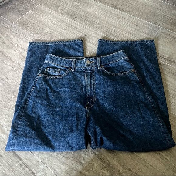 Divided H&M DIVIDED Wide Leg blue Jeans size 4 petite | Grailed