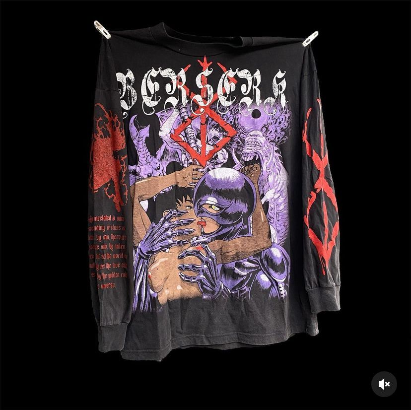 Streetwear New Berserk Femto Casca Kiss Longsleeve Mega Print | Grailed