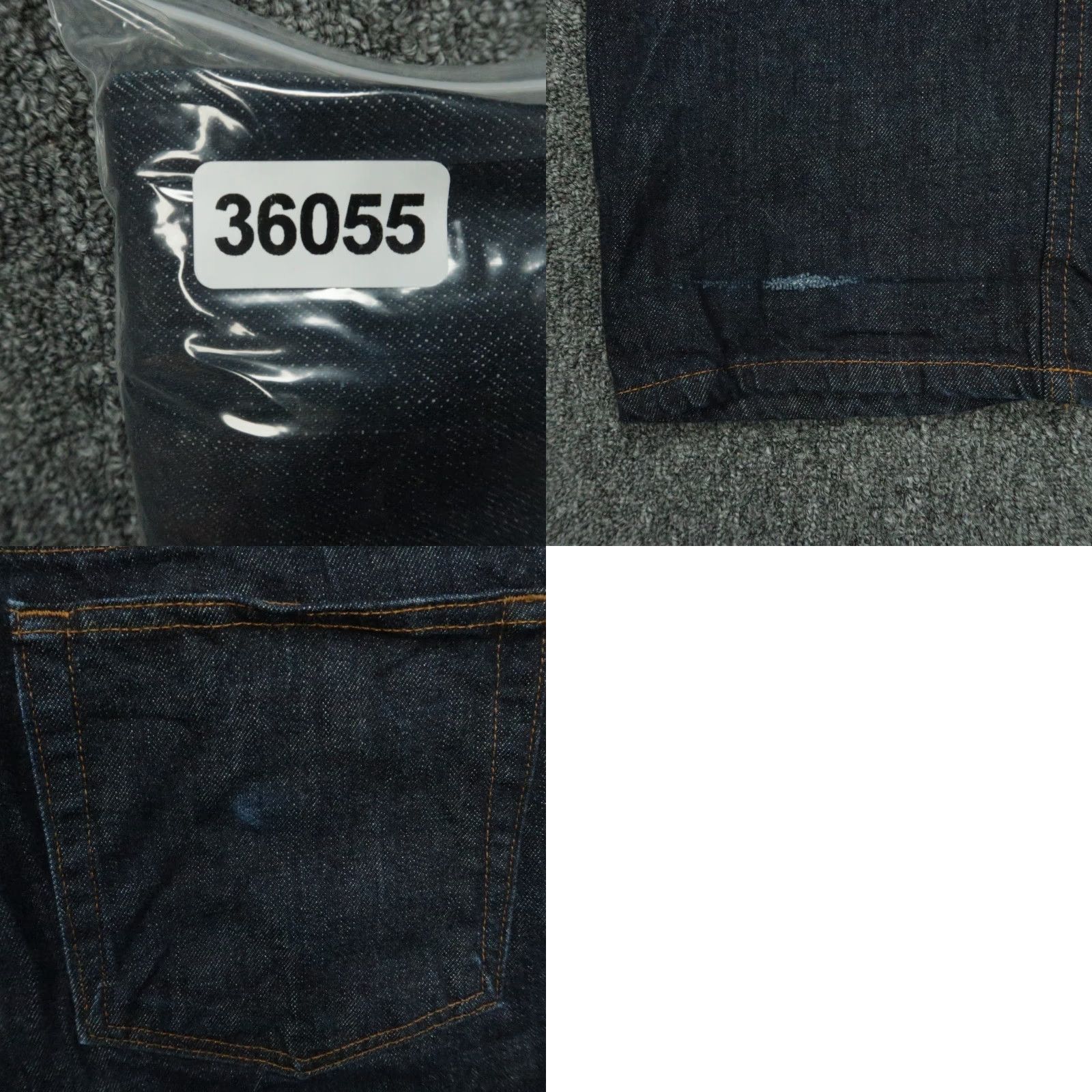 Vintage Naked & Famous Denim Jeans Men 36x32 Blue Weird Guy 10th ...