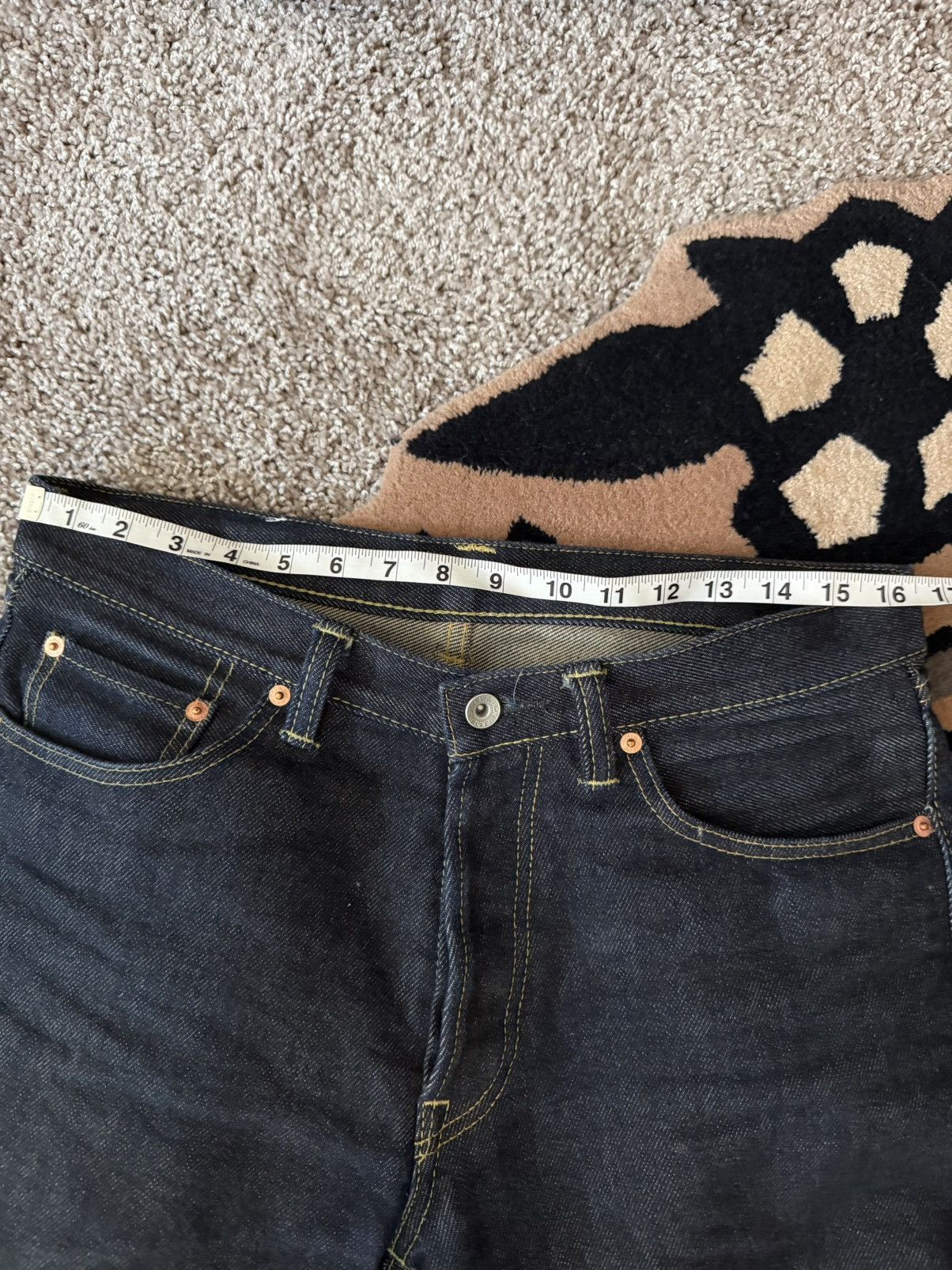 Iron Heart Iron Heart 634S straight leg 21oz selvedge denim size 33 ...