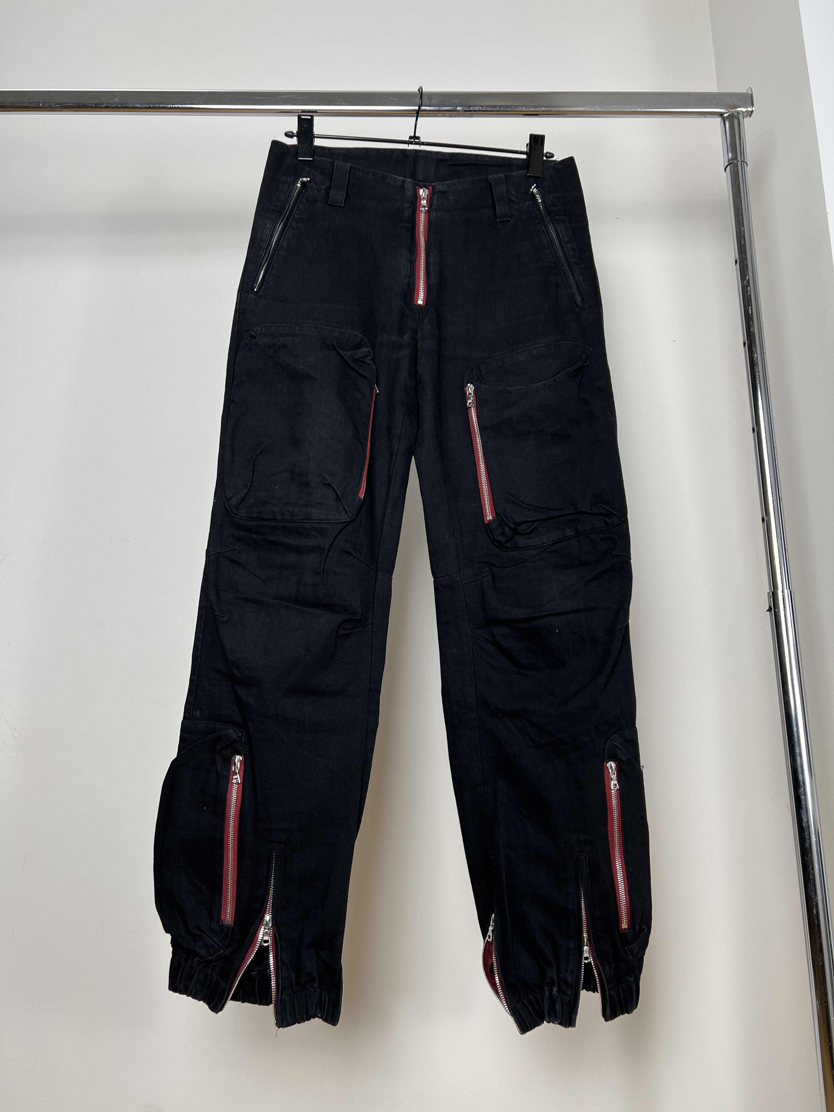 Handcrafted NKTRMNV 11 ZIPPERS CARGO BIKER PANTS | Grailed