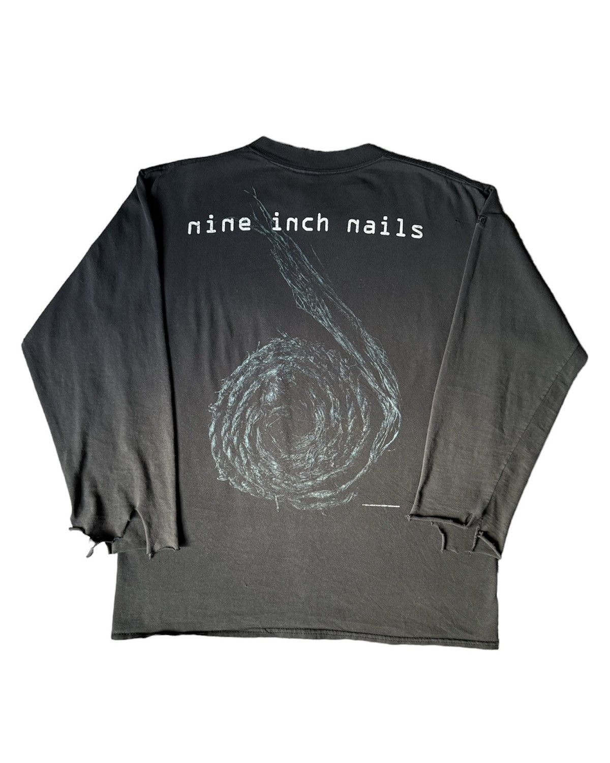 Vintage *RARE* 1995 NiN Downward Spiral Tour Tee | Grailed