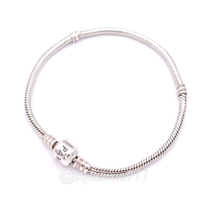 pandora Authentic PANDORA Moments Barrel Clasp Charm Bracelet | Grailed