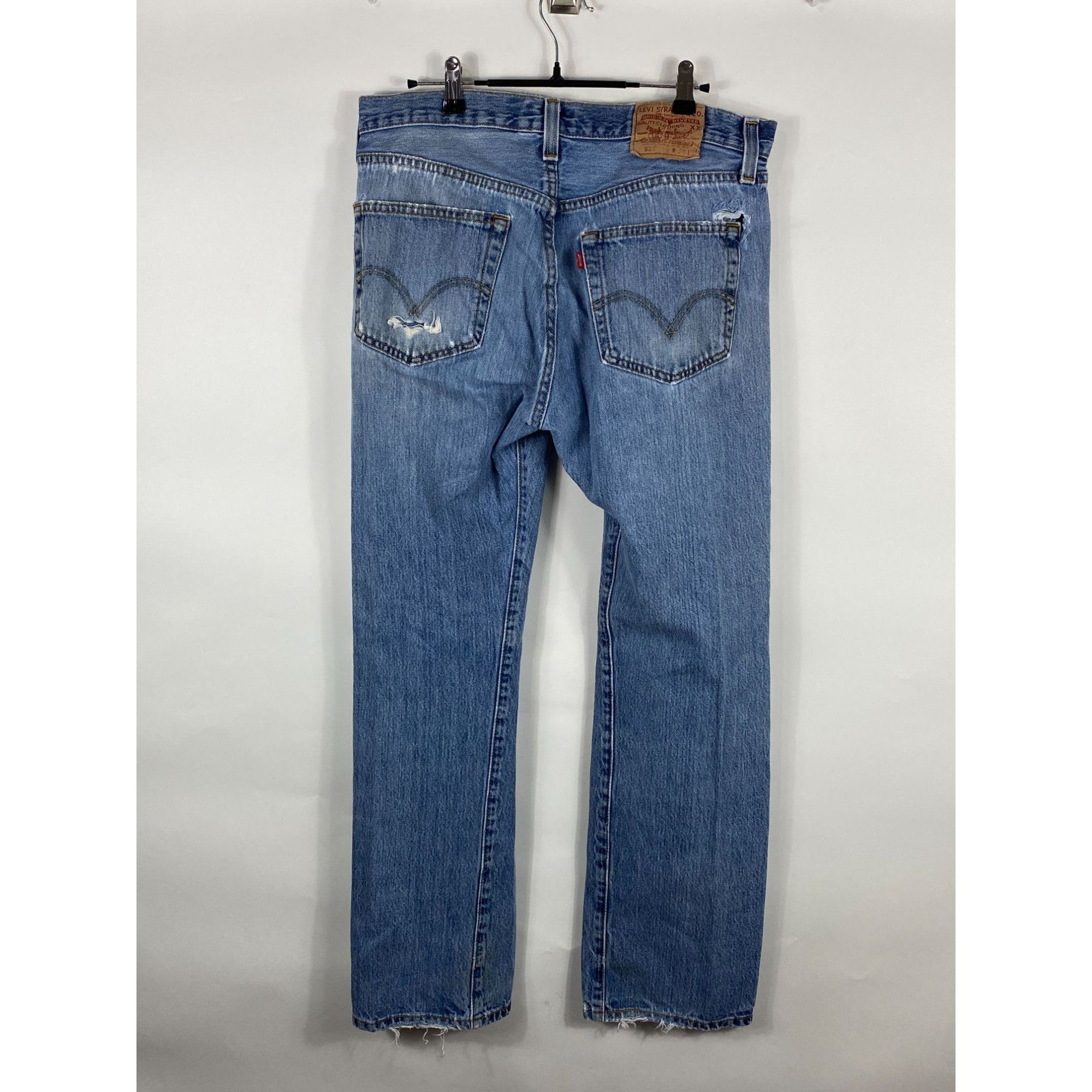 Levi's Levi's 501 Original Fit Straight Leg Button-Fly Denim Jeans ...