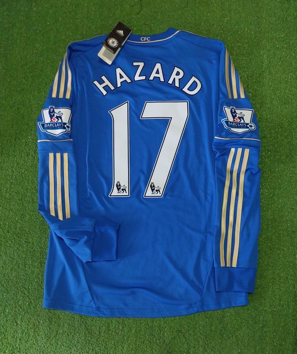 Adidas Chelsea home 2012/2013 hazard long sleeve jersey football | Grailed