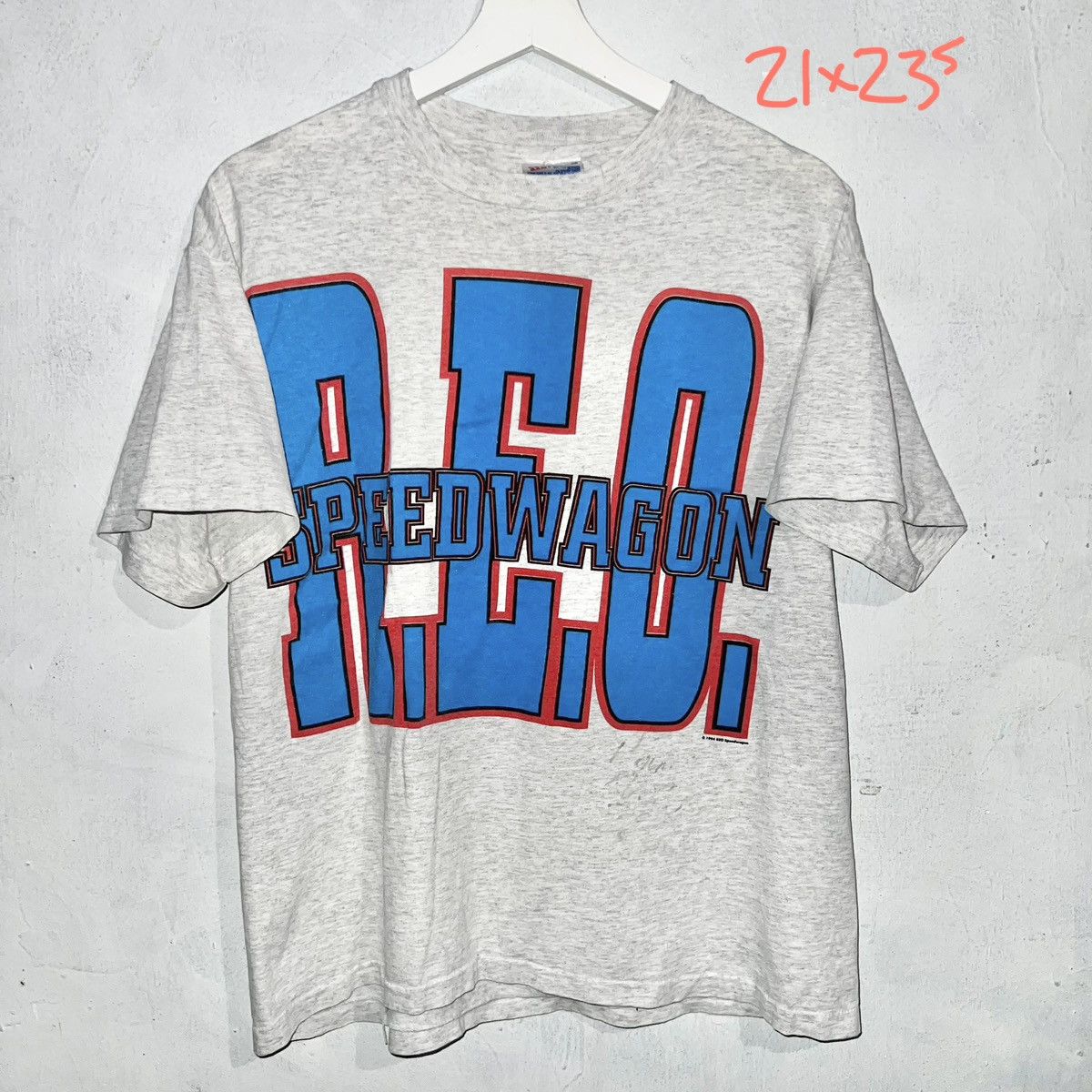 Vintage 21x23.5 REO SPEEDWAGON 90s Promo Band T-Shirt | Grailed