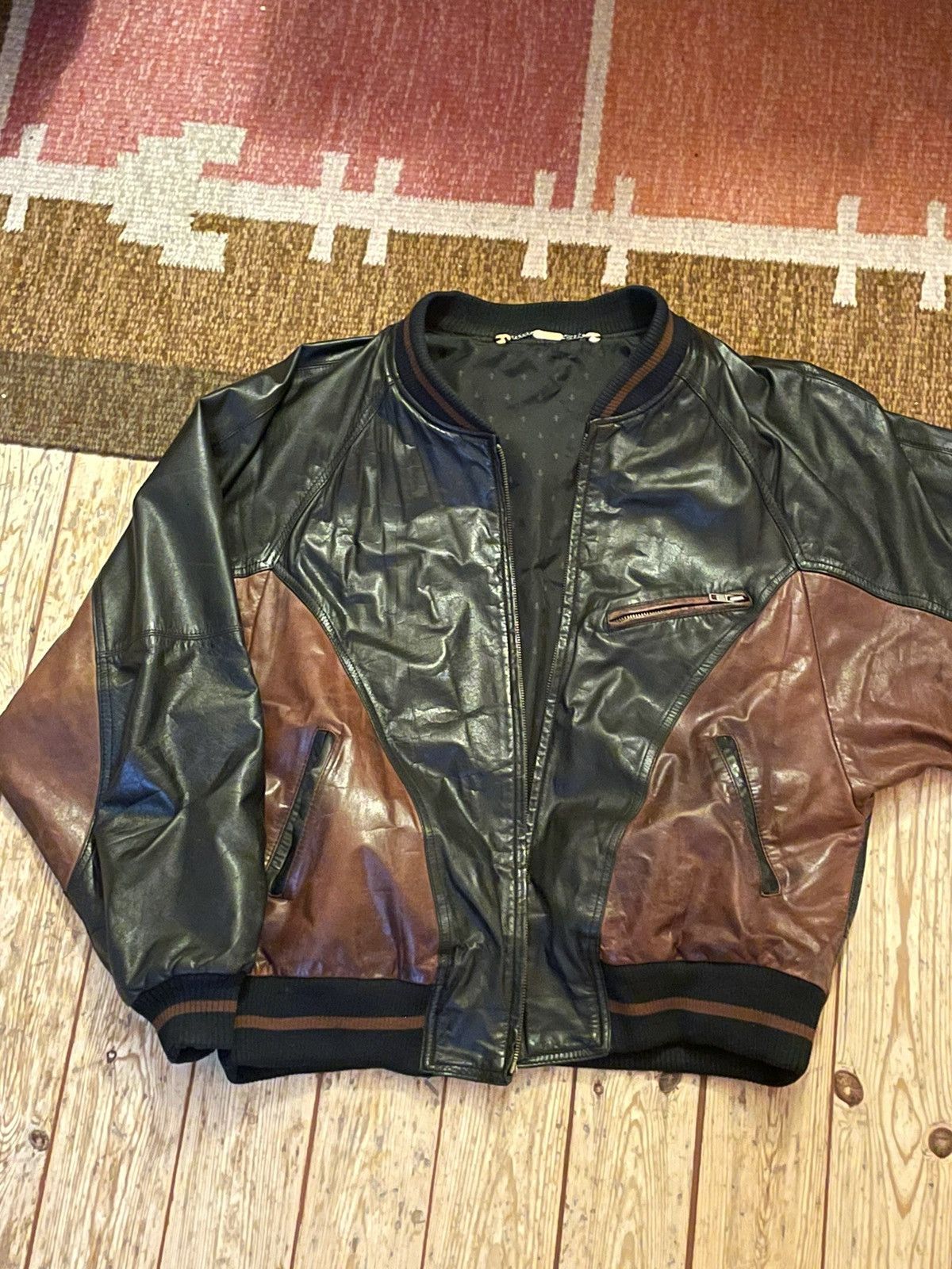 Genuine Leather × Japanese Brand × Vintage RARE GATTO LEATHER JACKET ...