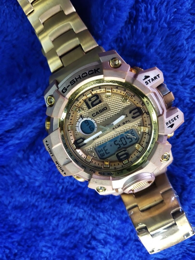 Casio × G Shock NEW Casio G-shock Dual Time DW-1523G Gold Men's Watch ...