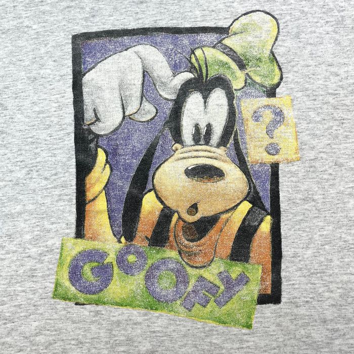 Vintage Vintage Disney Goofy T-Shirt Small Gray Disneyland Mickey | Grailed