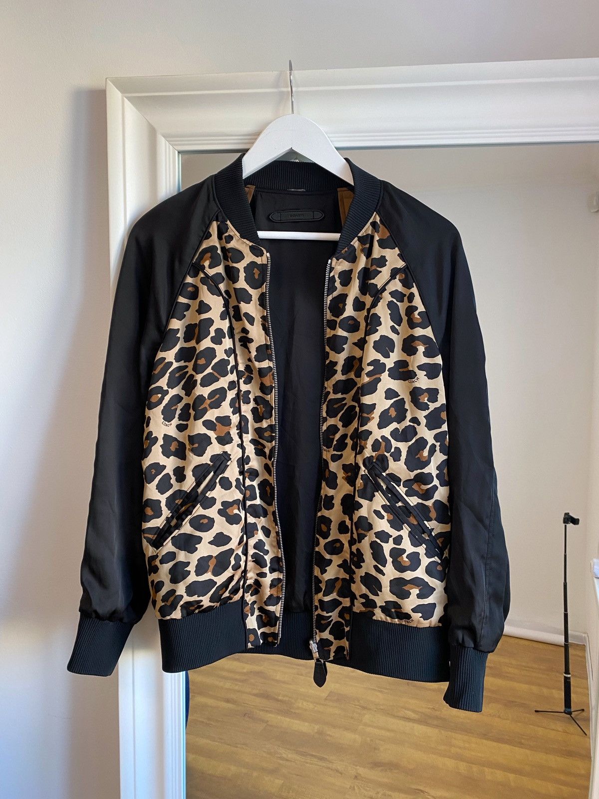 Coach × Streetwear Coach New York reversible bomber leopard print | Grailed