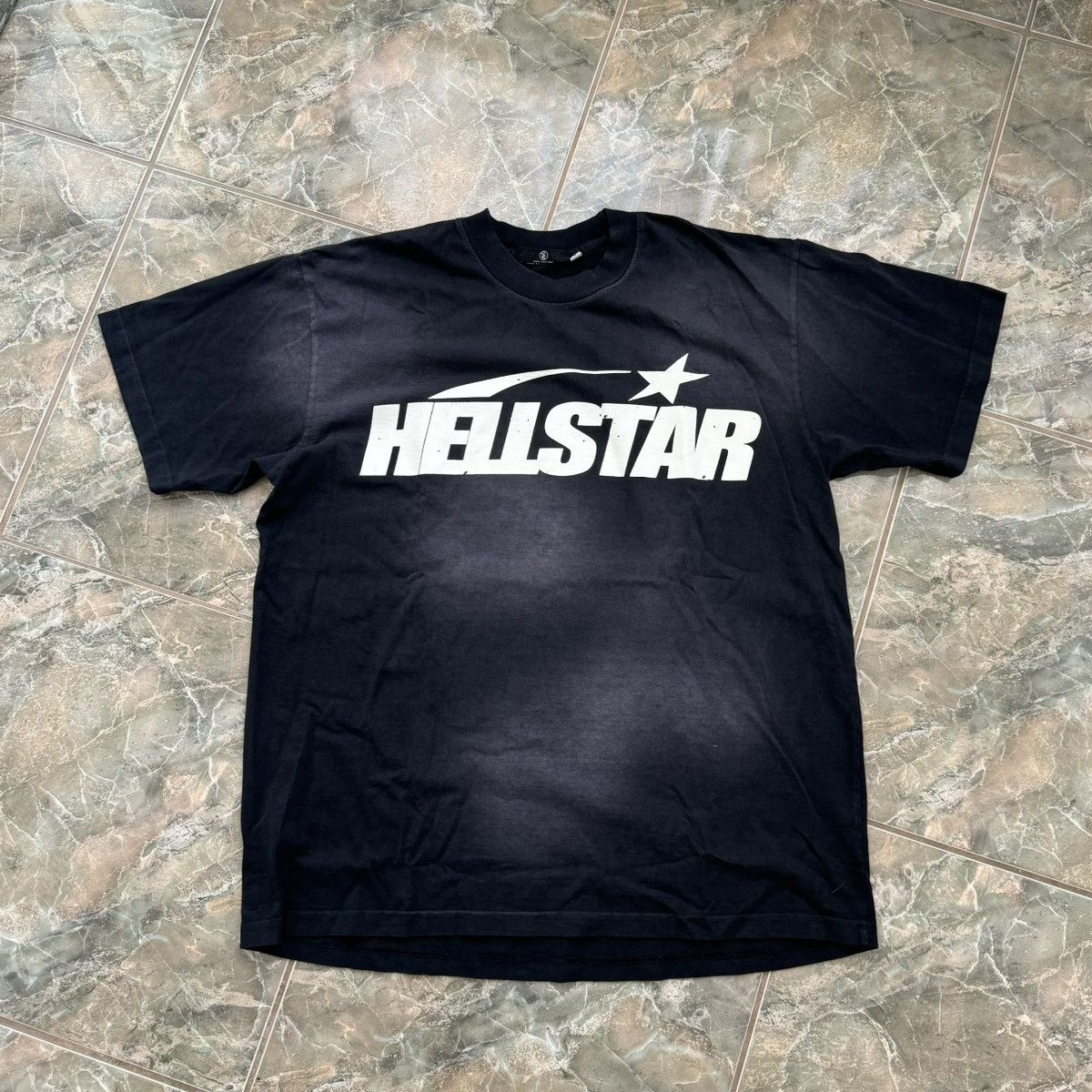 HELLSTAR Hellstar basic logo T-shirt, black | Grailed