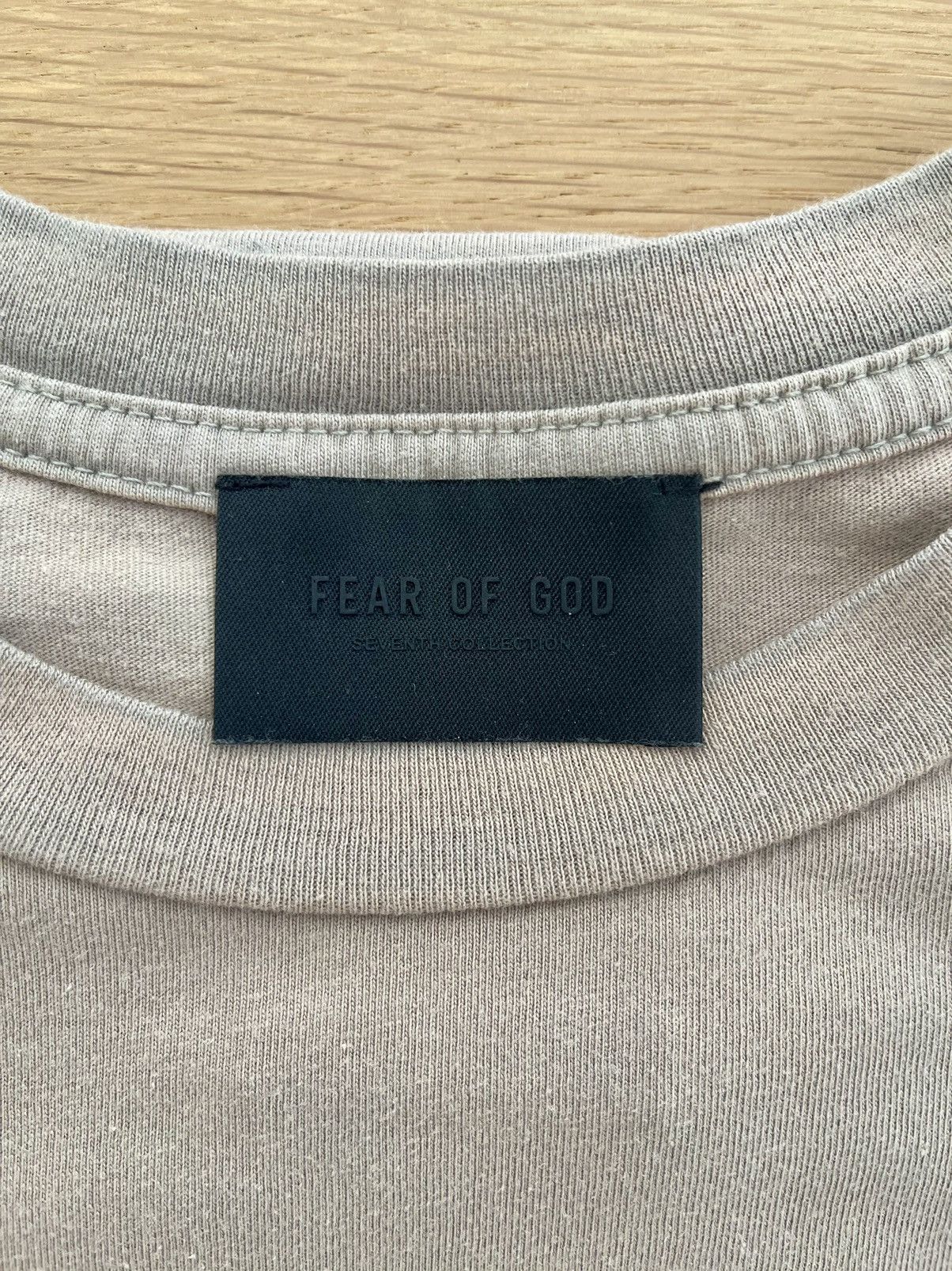Fear of God Fear of God 7th Collection FG Tee VINTAGE PARIS SKY M BNWT ...