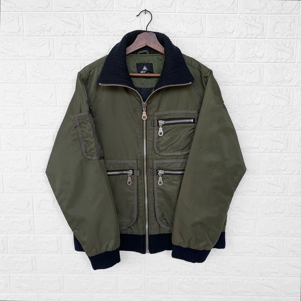 Airwalk Airwalk Thinsulate Utility MultiPocket Zipper Nylon Jacket ...