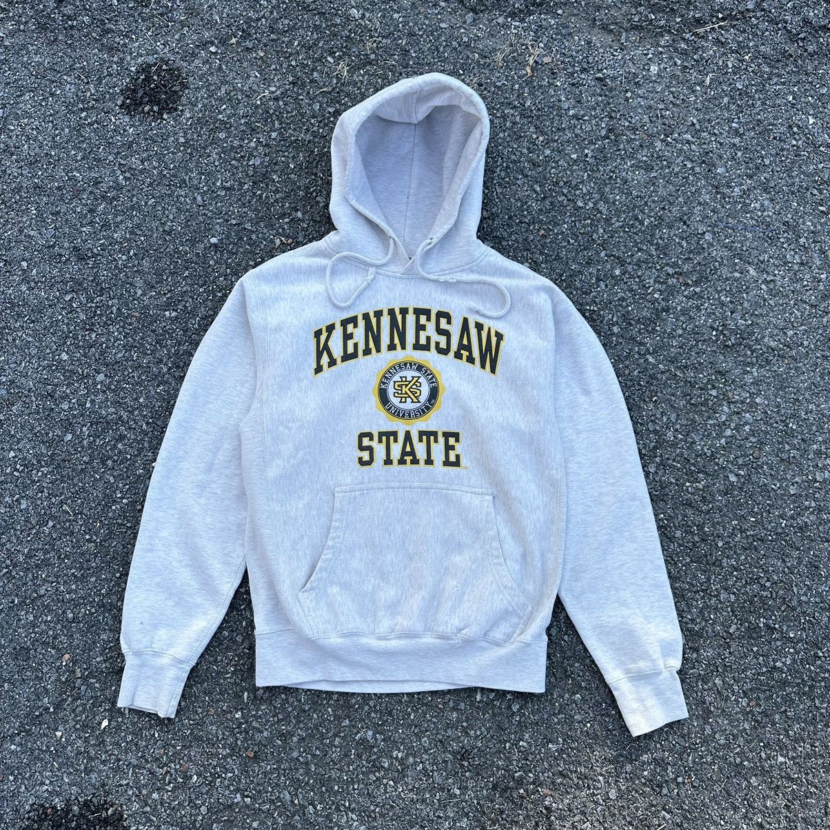 Vintage Crazy Vintage Essential Kennesaw State College Weave Hoodie ...