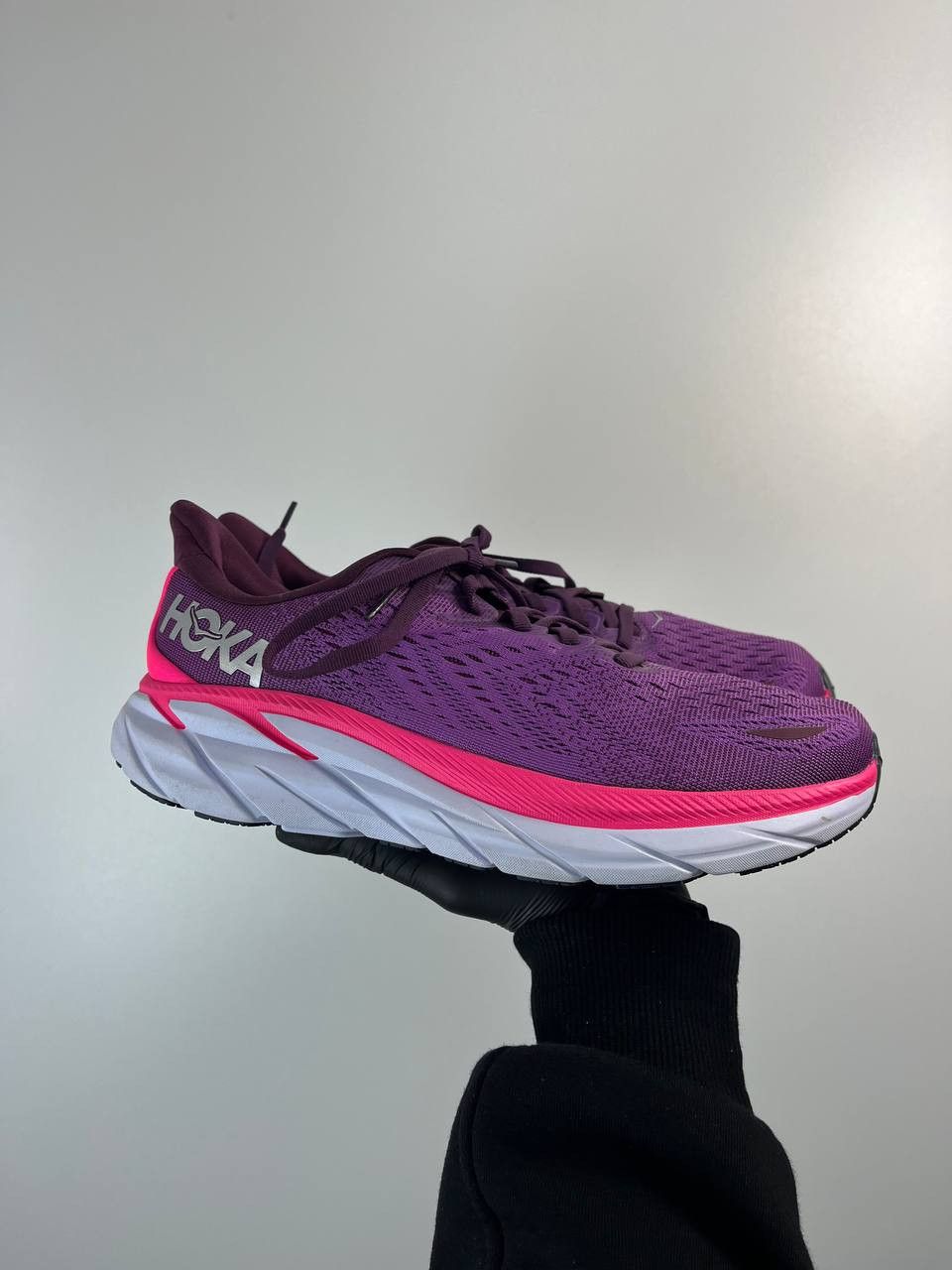 Hoka Hoka One One Clifton 8 Women Running Shoes Purple Size 41 | Grailed