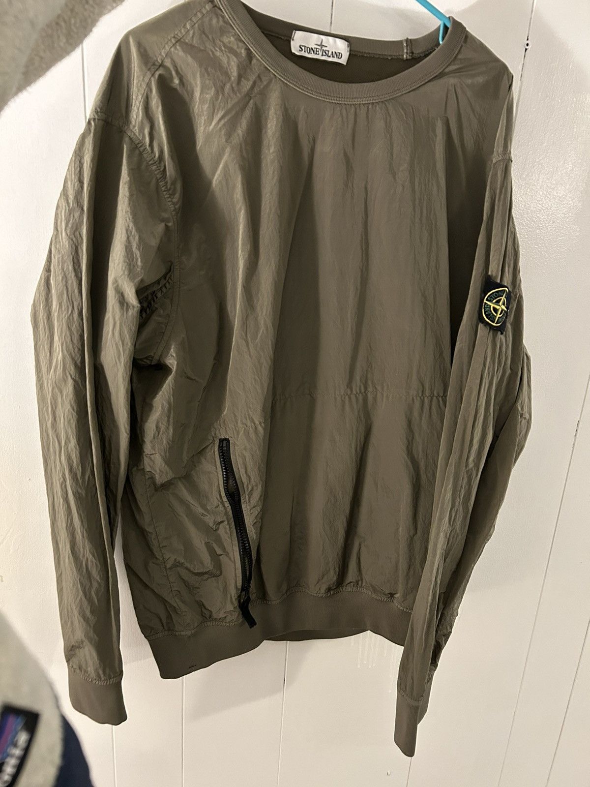 Stone Island × Streetwear × Vintage STONE ISLAND NYLON SWEAT CREWNECK💥 ...