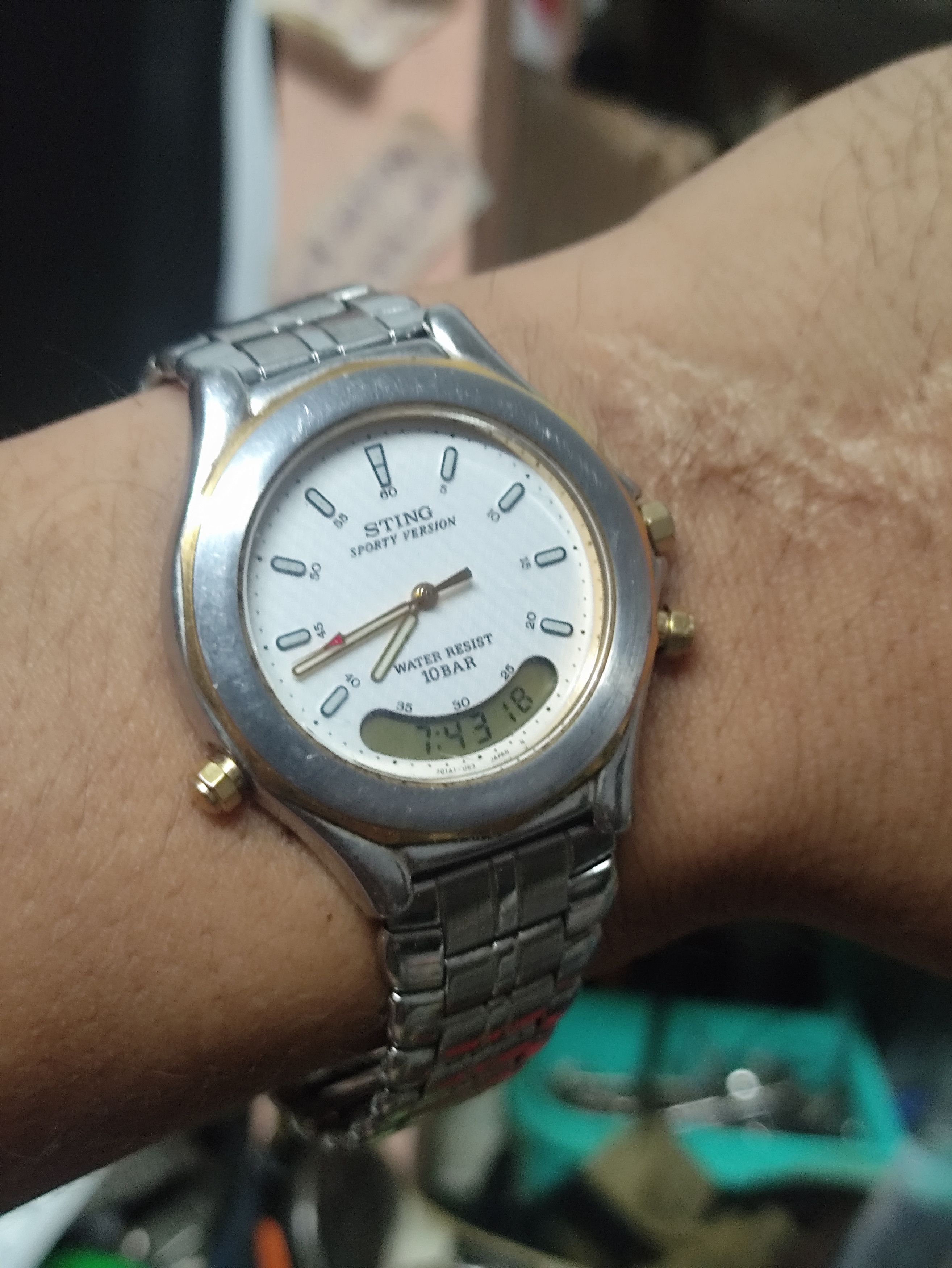 Casio × Japanese Brand × Vintage Casio Analog digital Vintage Rare ...