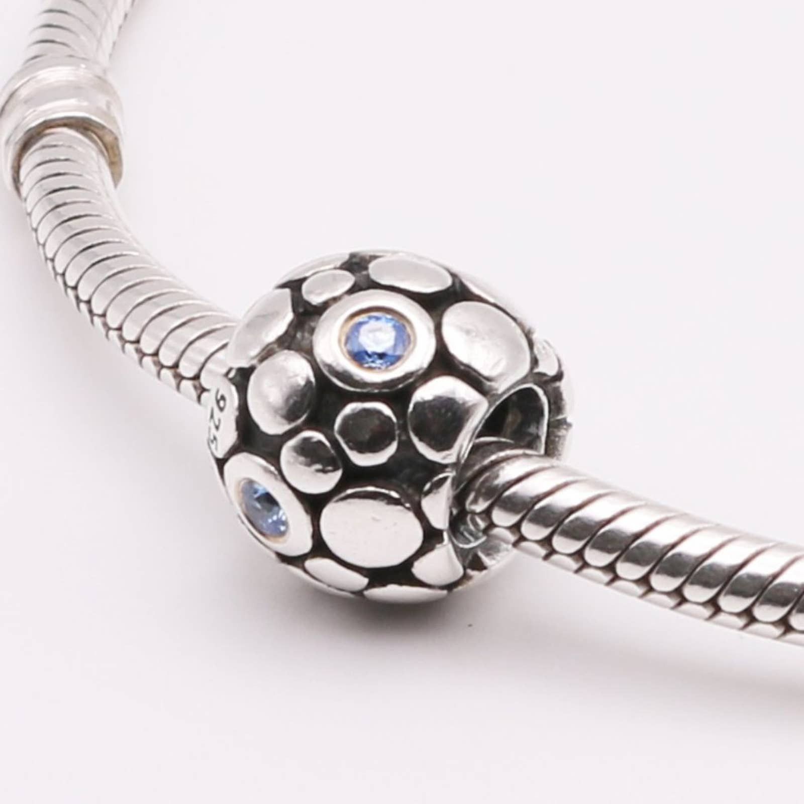 pandora Authentic PANDORA Blue Bubbles Charm | Grailed