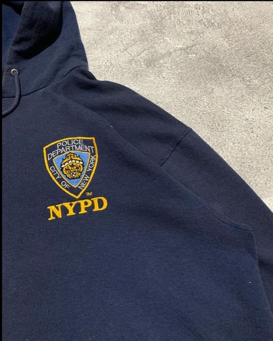 Vintage Vintage new york police department NYPD hoodie 1990s | Grailed