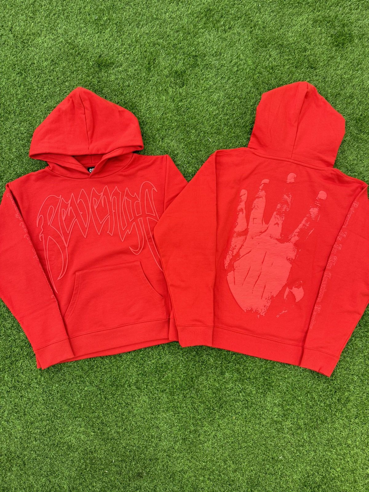 Revenge XXXTENTACION Red Revenge kill hoodie | Grailed