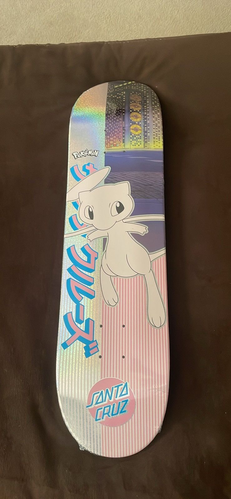 Pokemon × Santa Cruz Skateboards Santa Cruz X Pokémon MEW deck | Grailed