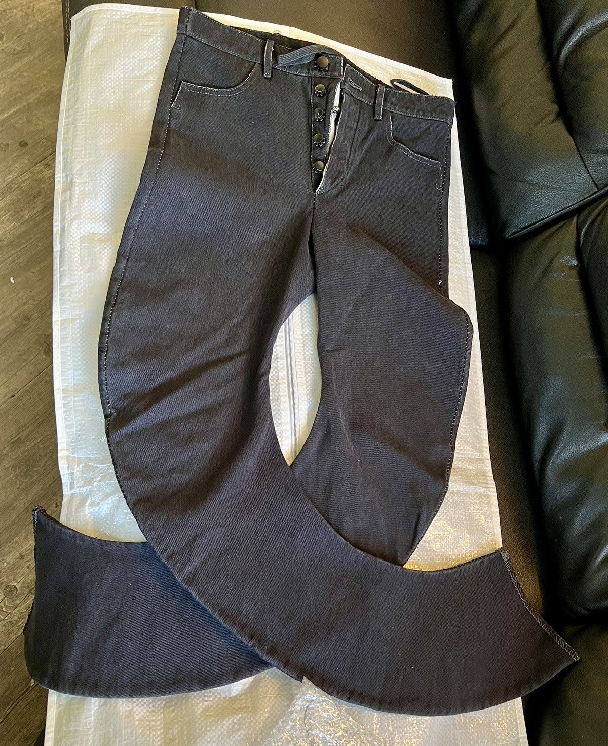 Carol Christian Poell Carol Christian Poell Flat Half Circle 4 Pocket ...